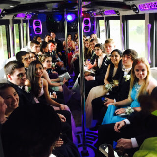 Prom Party Bus Rental Las Vegas | Limo Bus - Crown LV